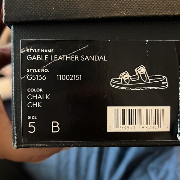 Coach | Shoes | Coach New With Box Gable Leather Sandal Size 5 | Poshmark